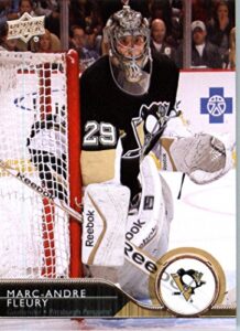 2015 upper deck hockey card (2014-15) #396 marc-andre fleury - pittsburgh penguins mint