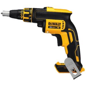 dewalt 20v max xr drywall screw gun, cordless, 4,400 rpm, led light, bare tool only (dcf620b)