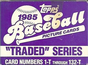 1985 topps traded set complete m (mint)