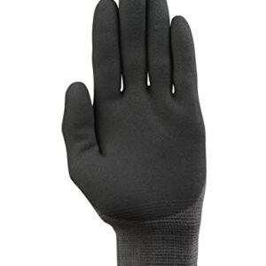 HYFLEX 11-840 Ergonomic Abrasion-Resistant Nylon Spandex Nitrile Coated Industrial Gloves for Automotive, Fabrication - Med (8) Grey (1 Pair)