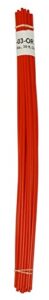 polyethylene (ldpe) plastic welding rod, 1/8" diameter, 30 ft, orange