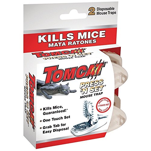 Tomcat Press 'N Set Mouse Trap, 2-Pack(2Pack 4 Traps total)