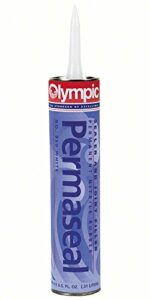 olympic permaseal permanently flexible pool caulking in white