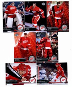 2014/15 upper deck hockey team set (veterans)- detroit red wings (13 cards)> niklas kronwall,henrik zetterberg,johan franzen,pavel datsyuk,danny dekeyser,jim howard,tomas jurco,justin abdelkader,tomas tatar,jonas gustavsson,gustav nyquist,riley sheahan,da