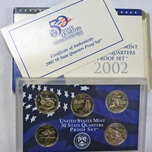 2002 S Statehood Quarters Proof Set Original Mint