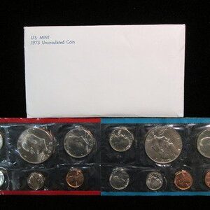 1973 Mint Set 13 coins P and D Mints