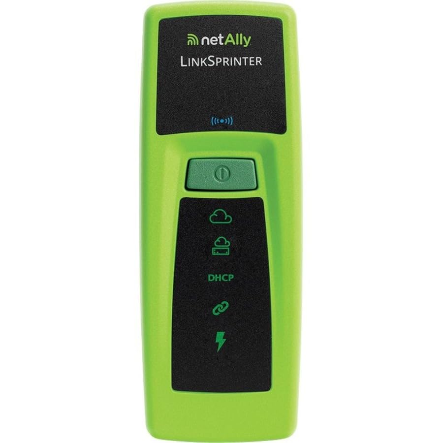 NetAlly LSPRNTR-300 LinkSprinter 300 Network Tester with WiFi and Distance to Cable Fault Indication, w/WiFi & Distance to Cable Fault Indication