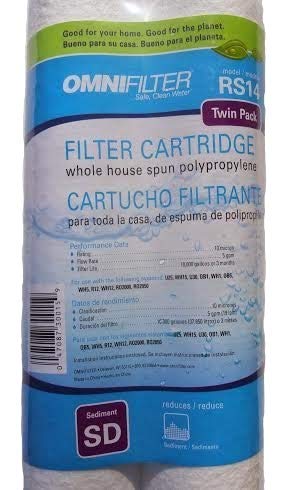 OmniFilter RS14-SD Whole House Filter Replacement Cartridge (2-Pack)