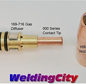 WeldingCity 100-amp 10-ft Air-cooled MIG Welding Gun Torch Stinger Replacement for Hobart H-10 (195957) and H100S2-10 (245924)