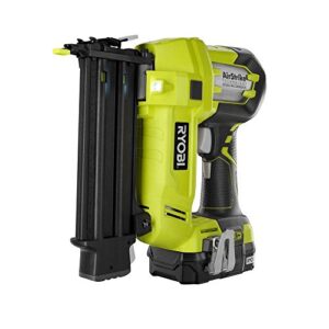 ryobi p1851 18v one+ airstrike 18-gauge cordless brad nailer kit (includes p320 brad nailer, p102 battery, and p119 charger)