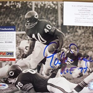 Gale Sayers Autographed Hand Signed 8x10 Photo, PSA DNA Authenticated COA