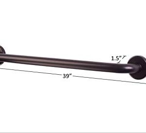 CSI Bathware Straight Grab Bar Bath, 36",1.25" Diameter Oil Rubbed Bronze