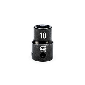 gearwrench 3/8" drive standard impact metric socket 10mm, 6 point - 84311n