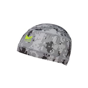 mission cooling helmet liner skull cap - cools when wet liner for helmets and hats - upf 50 sun protection (digital camo gray)