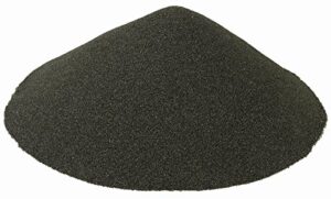 black beauty abrasive blast media extra fine abrasive 30/60 mesh size for use in sandblast cabinet - 25 lbs