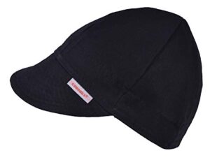 comeaux caps reversible welding cap solid black 6-7/8