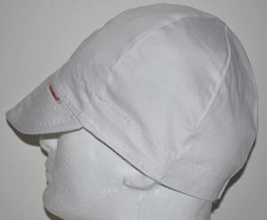 comeaux caps reversible welding cap solid white 6 7/8