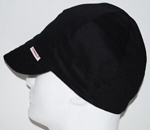 comeaux caps reversible welding cap solid black 7 1/2