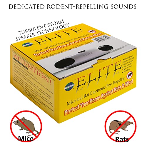 Cleanrth EL300 Elite Mice & Rat Electronic Pest Repeller | Electronic Rodent Control