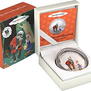 2013 Cook Islands Proof - Little Red Riding Hood - Soyuzmultfilm - 1oz - Silver Coin - $5 Uncirculated