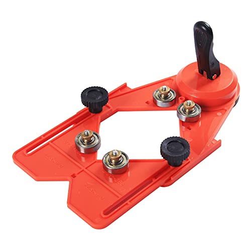 DRILAX Drill Bit Hole Saw Guide Jig Fixture Vacuum Suction Base with Water Coolant Hole