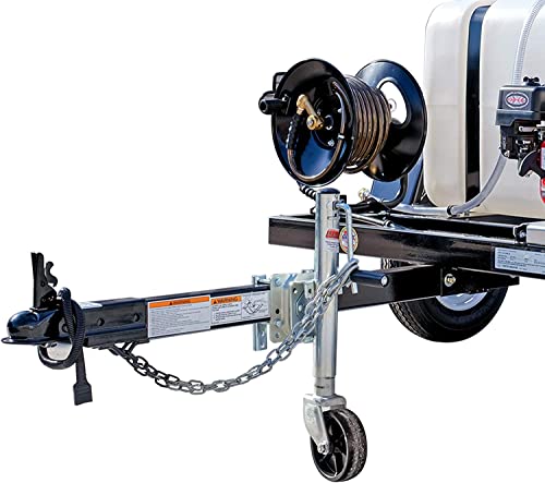 SIMPSON Cleaning 95000 Mobile Trailer 3200 PSI Cold Water Gas Pressure Washer System, 2.8 GPM, Honda Engine, Includes Spray Gun and Wand, 5 QC Nozzle Tips, Monster Series 3/8-in. x 50-ft. Hose