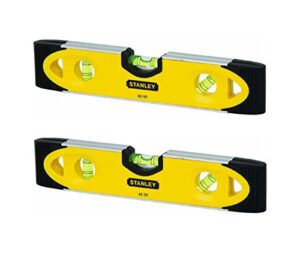 stanley 43-511 magnetic shock resistant torpedo level nip (2 pack)