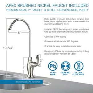 Apex MR-2032 Under The Counter Water Filter System-Alkaline