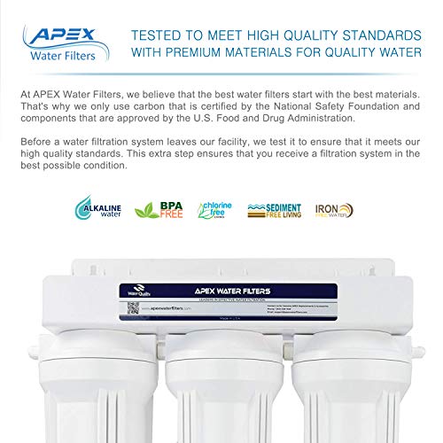 Apex MR-2032 Under The Counter Water Filter System-Alkaline