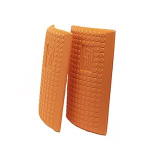 tse safety tse-ppks tse-pro heavy duty padding pocket knee savers with extra thick foam cushion, soft inner liner, adjustable one size, hi-viz orange