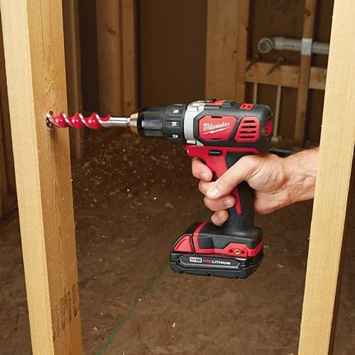 Milwaukee M18 18V Lithium-Ion 1/2 Inch Cordless Drill Driver Compact Kit 2606-21CT