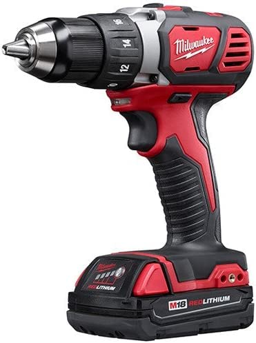 Milwaukee M18 18V Lithium-Ion 1/2 Inch Cordless Drill Driver Compact Kit 2606-21CT