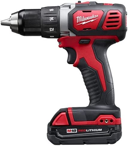 Milwaukee M18 18V Lithium-Ion 1/2 Inch Cordless Drill Driver Compact Kit 2606-21CT