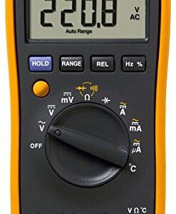 FLUKE 17B+ Digital Multimeter w/ Temperature & Frequency (CARRYING CASE INCLUDED)