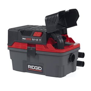 Ridgid 50318 4500RV ProPack Wet/Dry Vacuum, 4.5 gal, Red