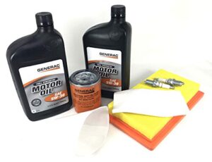 generac a0002074712 20kw-22kw sm 999 maintenance kit (synthetic oil) replaces 0j93230ssm