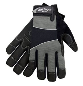 west county gardener unisex adult west county gardener men s work glove charcoal x large 013c, charcoal, x large us