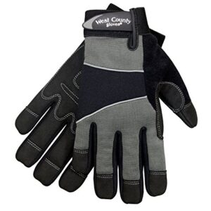 West County Gardener unisex adult West County Gardener Men s Work Glove Charcoal X Large 013C, Charcoal, X Large US