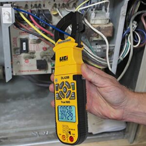 UEi Test Instruments DL429B Digital HVAC Clamp Meter True RMS Wireless Multimeter Auto-ranging 6000 Counts Voltage Tester, Measures Inrush AC/DC Current Temperature Capacitance Resistance Diodes NCV