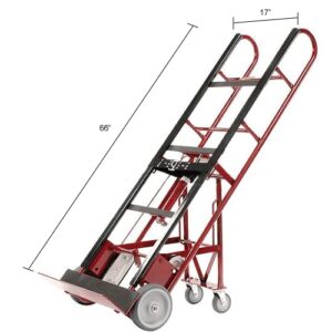 Global Industrial 4 Wheel Professional Appliance Hand Truck