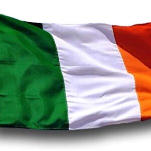 US Flag Factory 2x3 FT Ireland Irish Flag (Sewn Stripes) Outdoor SolarMax Nylon - Made in America - Premium Quality