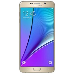 samsung n920 unlocked galaxy note 5, gsm 32gb gold factory - international version (gold)