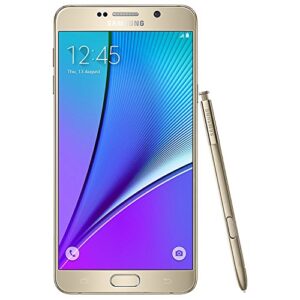 Samsung N920 Unlocked Galaxy Note 5, GSM 32GB Gold Factory - International Version (Gold)