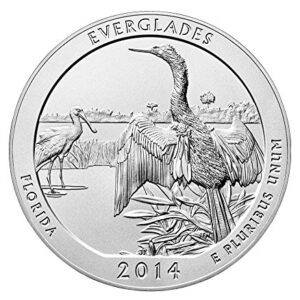 2014 America the Beautiful Florida Everglades S Silver Proof DCam Good