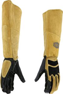 ironcat 9070lho goat and cow stick welding glove - large, pre-curved fingers, kevlar thread, climax aerogel insulation