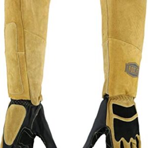 IRONCAT 9070LHO Goat and Cow Stick Welding Glove - Large, Pre-Curved Fingers, Kevlar Thread, Climax Aerogel Insulation