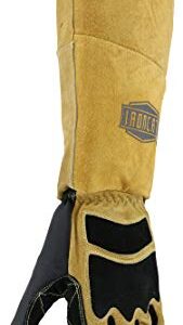 IRONCAT 9070LHO Goat and Cow Stick Welding Glove - Large, Pre-Curved Fingers, Kevlar Thread, Climax Aerogel Insulation