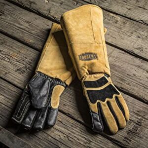 IRONCAT 9070LHO Goat and Cow Stick Welding Glove - Large, Pre-Curved Fingers, Kevlar Thread, Climax Aerogel Insulation