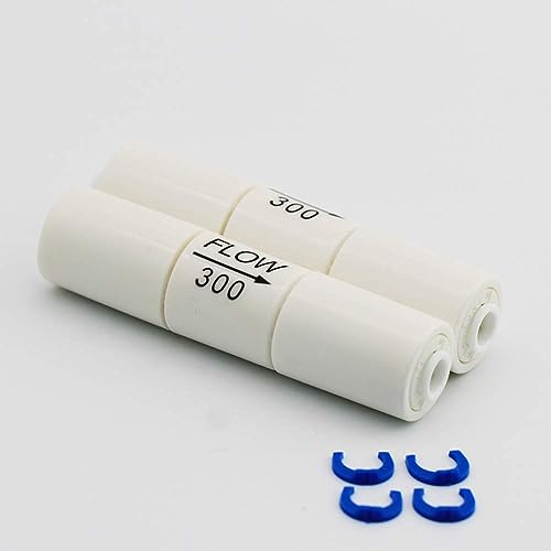 DIGITEN 50GPD Flow Restrictor 300CC 1/4" Quick Connect for RO Reverse Osmosis (pack of 2)