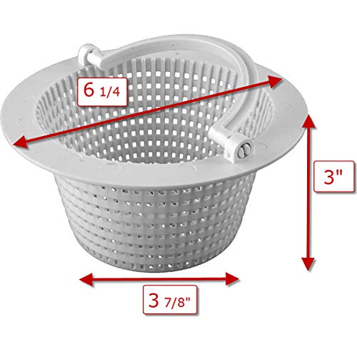 ATIE Above-Ground Pool Thru-Wall Skimmer Basket 513330 Compatible with Pentair HydroSkim Pool Thru-Wall Skimmer